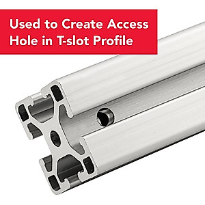 8020, 6070, 15 Series .281 x 2.68 High Speed Steel Access Hole Drill Bit 80/20 T-Slot Aluminum Extrusion Tool