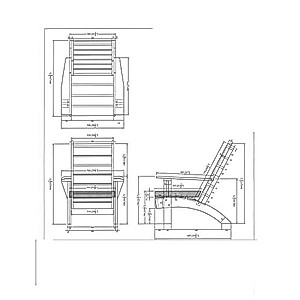 Linon Home Décor Caitlyn Brown Outdoor Chair, Natrual/White
