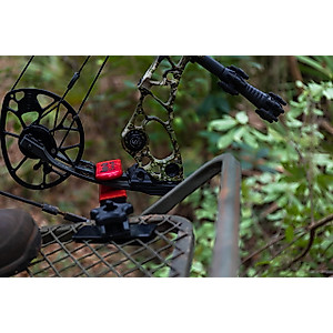 My Bow Buddy Regular Hang-On Buddy Tree Stand Bow Holder | Steel Bow Holder for Tree Stand with Rubber Grip | Works as a Compound or Crossbow Stand | Bow Holder Archery Stand with Quick Attach Knobs