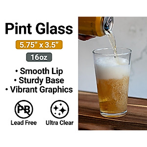 R and R Imports Nascar #12 Ryan Blaney Pint Glass New for 2022