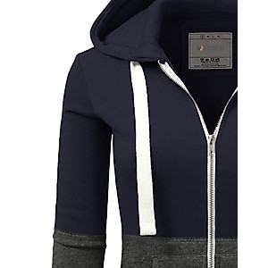 NINEXIS Womens Lightweight Zip up Hoodie Sweatshirt with Plus Size