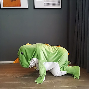 SunBritly Wearable Dinosaur Blanket Hoodie Animal Sleeping Bags for Kids Adult Soft Cozy Dinosaur Gifts(M fit for Height 4'3"-5'3",Cosplay Dinosaur)