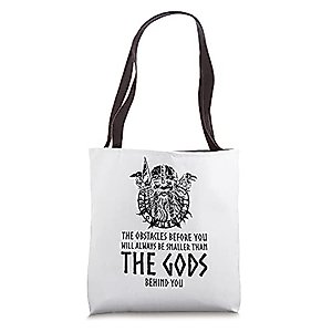 Motivational Norse Pagan Mythology - Viking God Odin Tote Bag