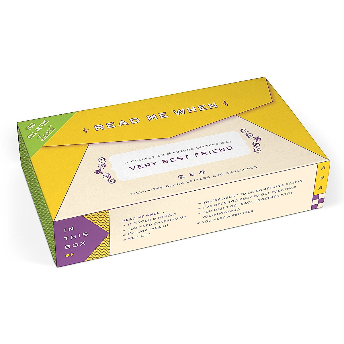 Knock Knock Letters to My Very Best Friend Read Me When Box