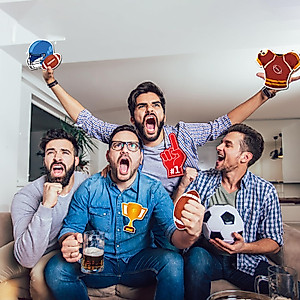 Football Photo Booth Prop Frame Decorations Sport Selfie Picture Frame for Sports Football Frenzy Game Time Tailgate Party Baby Shower Favors Supplies