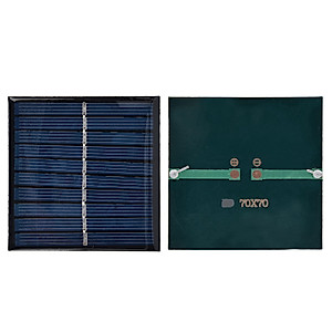 2Pcs Solar Panel Portable Encapsulated Cell Flexible DIY e 0.7W 5V 0‑140mA 2Pcs Solar Panel Portable Encapsulated for Family