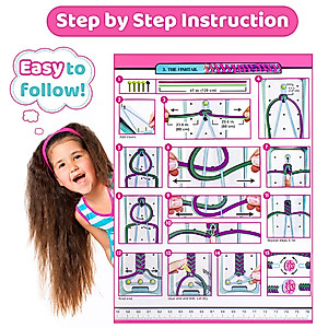 GILI Friendship Bracelet Making Kit for Girls Age 8-12 – DIY Arts and Crafts Toys – Best Christmas Birthday Gifts Ideas for Girls 7 8 9 10 11 Years Old