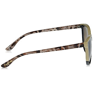 TAHARI Women's TH777 UV400 Protective Cat Eye Sunglasses. Elegant Gifts for Her, 55 mm, Black & Nude