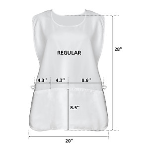 Xeoxarel Unisex Cobbler Apron with 3 Pockets Vest, Universal Apron for Women or Men Wine Red