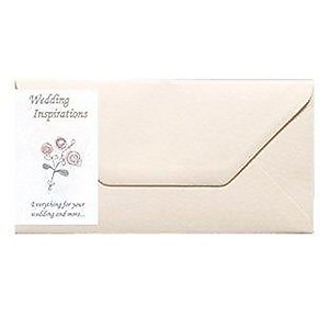 Craft UK Limited DL Blank Envelopes Ivory Cream - per Pack of 50