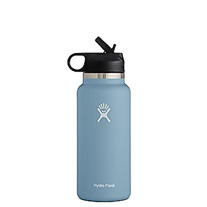 Hydro Flask 32 oz Wide Mouth Straw Lid Rain