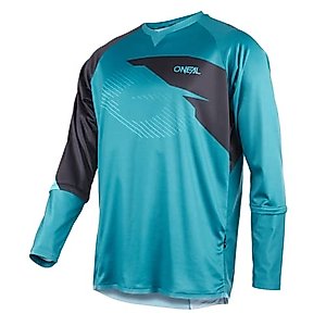 O'Neal Men's Standard Tobanga MTB Jersey, Petrol/Teal, Large