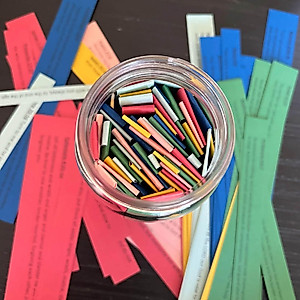 Bible Verses in a Jar,Bible Verses Jar for Emotions and Feelings,Bible Verse Cards,Christian Bible Gifts,Prayer Request Cards,Church Gift Scripture Cards with Bible Verses Jar