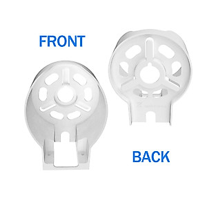 SONGCHEER Router Shelf Wall Mount for Tp Link Deco X68 XE75 XE75 Pro AXE5400 Deco Mesh WiFi 6E WiFi Router Holder Stand Bracket Shelf Cable Organizer with Screw Mounting Kit (White-1pack)