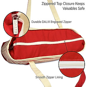 DALIX 23" Large Striped H-Initial Tote Bag Womens Ballent Letter H in Black