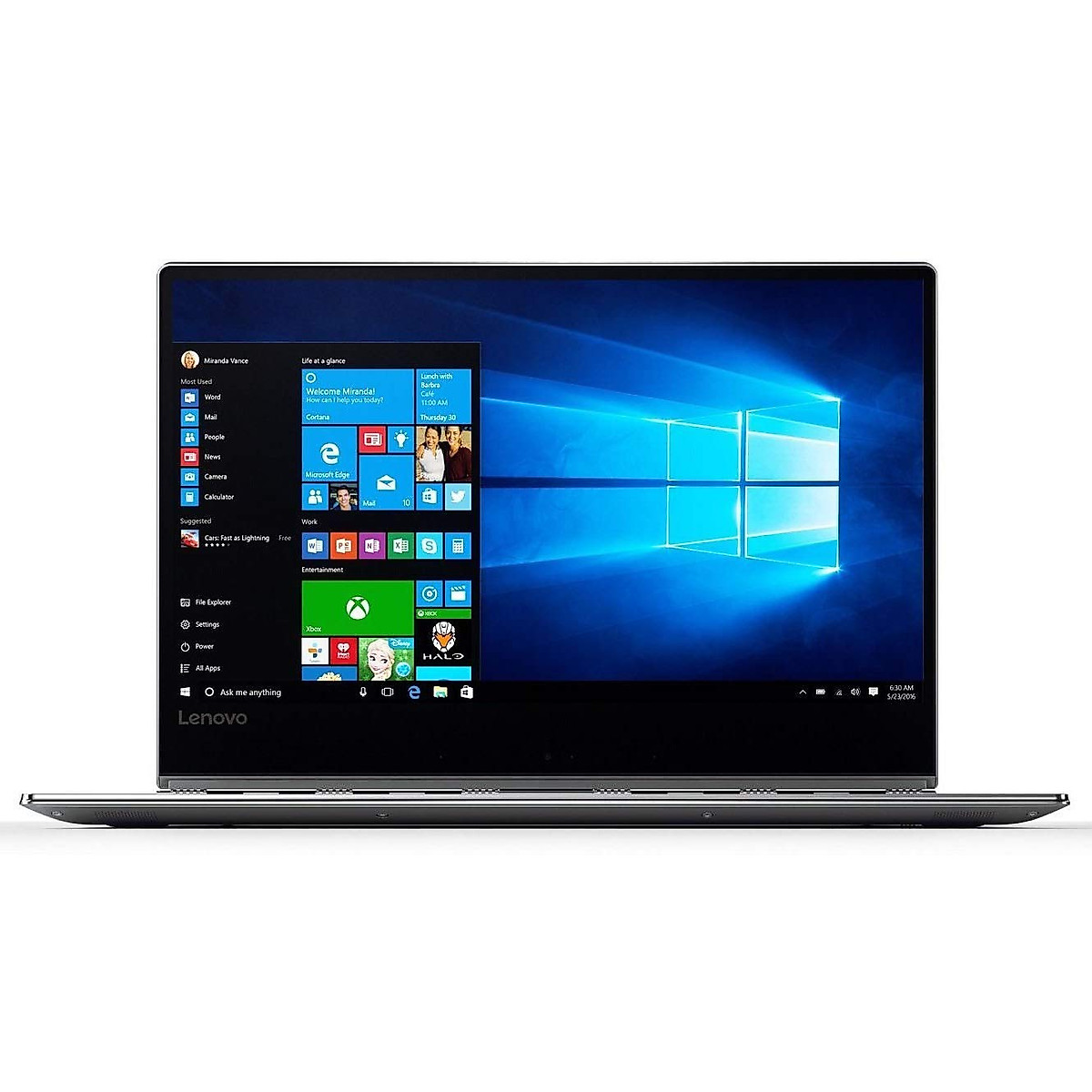 Lenovo Yoga 910 2-in-1 14" FHD IPS Touch-Screen Ultrabook, Intel Core i7-7500U, 8GB DDR4 RAM, 256GB SSD, HDMI, Bluetooth, 802.11ac, Fingerprint Reader, Backlit Keyboard, No DVD -Windows10