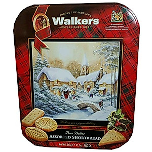 Kirkland Signature Walkers Premium Shortbread Selection Gift Tin (2.73 Pounds)
