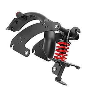 YBang Rear Suspension Kit with Mudguard and LED Taillight for Segway Ninebot Max G30 Electric Scooter Shockproof Vibration Damper Accessories (Red)