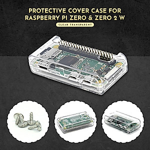 SB Premium Clear Case for Raspberry Pi Zero and Raspberry Pi Zero W Open Closed 2 in 1 Access to All Ports