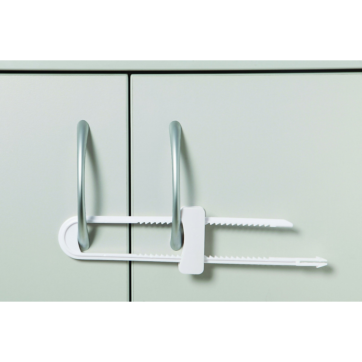 Dreambaby Sliding Cabinet Child Safety Locks - U Shaped for Knobs and Handles