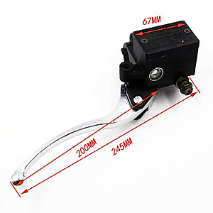 Front Brake Master Cylinder for Yamaha ATV Banshee Big Bear Grizzly Kodiak Raptor Timberwolf Wolverine YFZ450