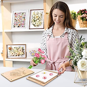 Suziko Large Flower Press Kit for Adults& Kids Flower &Plant Preservation Kit Measures 10.8" x 6.9" Arts and Crafts for Adults Leaf Press & Flower Press- Great Gift for Lovers