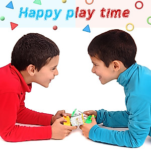 Sumind 6 Pieces Handheld Water Game Miniature Aqua with Fish Basketball Ring Toss Handheld Toys New Year Fun Gifts Travel Games for Kids & Adults(Chic Style)