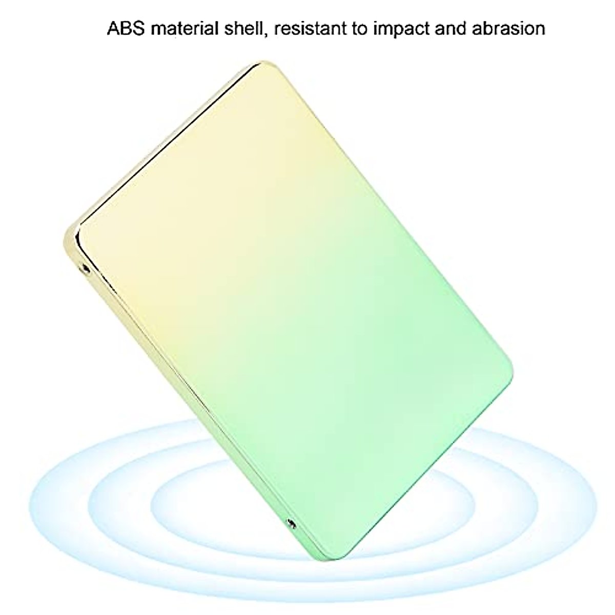 Yunir Solid State Disk, 2.5in SATA 3.0 Interface Portable SSD, High Speed SSD Storage Device with Fashionable Color Fit for Computer Desktop(60GB)
