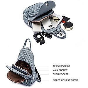 Small Backpack Purse for Women, Backpack Handbags Fashion Leather Purse with Convertible Shoulder Strap (blue)