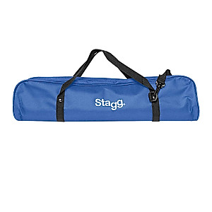 Stagg MELOSTA37 BL Blue plastic melodica with 37 keys and black bag