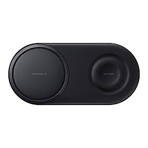 SAMSUNG Wireless Charger DUO Pad, Fast Charge 2.0 (US Version with Warranty) - Black