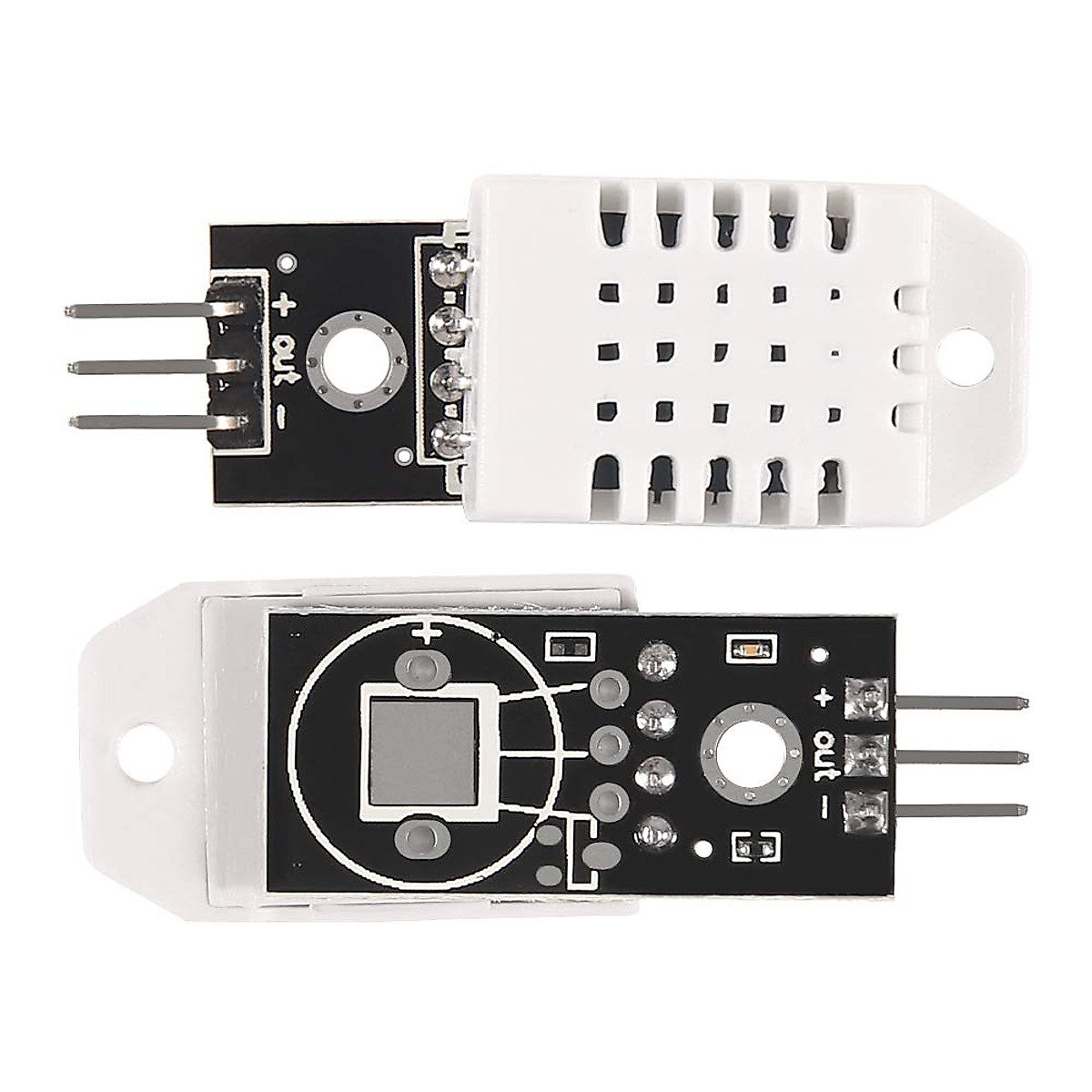 UMLIFE 5PCS Hygrometer Thermometer Sensor DHT22 Digital Temperature and Humidity Module AM2302 Temperature Humidity Gauge Monitor for Electronic Practice DIY Replace SHT11 SHT15