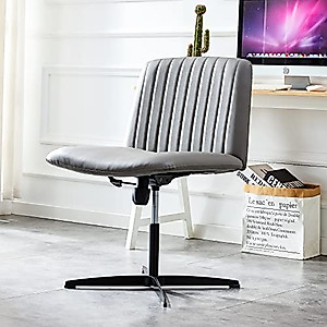 FATFISH Home Computer Chair Office Chair Adjustable 360 ° Swivel Cushion Chair with Black Foot Swivel Chair Makeup Chair Study Desk Chair