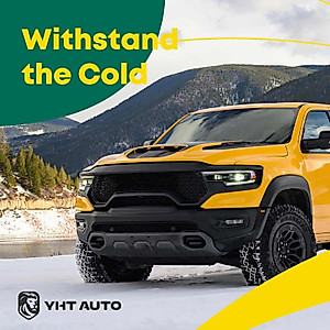 YHTAUTO OE Factory Style Fender Flares Compatible with Ford F-150 2009-2014 67" / 78.8" / 97.4" Fleetside Bed, Not Fit Raptor & Platinum Models, Matte Black Wheel Flare Cover Protector, Set of 4