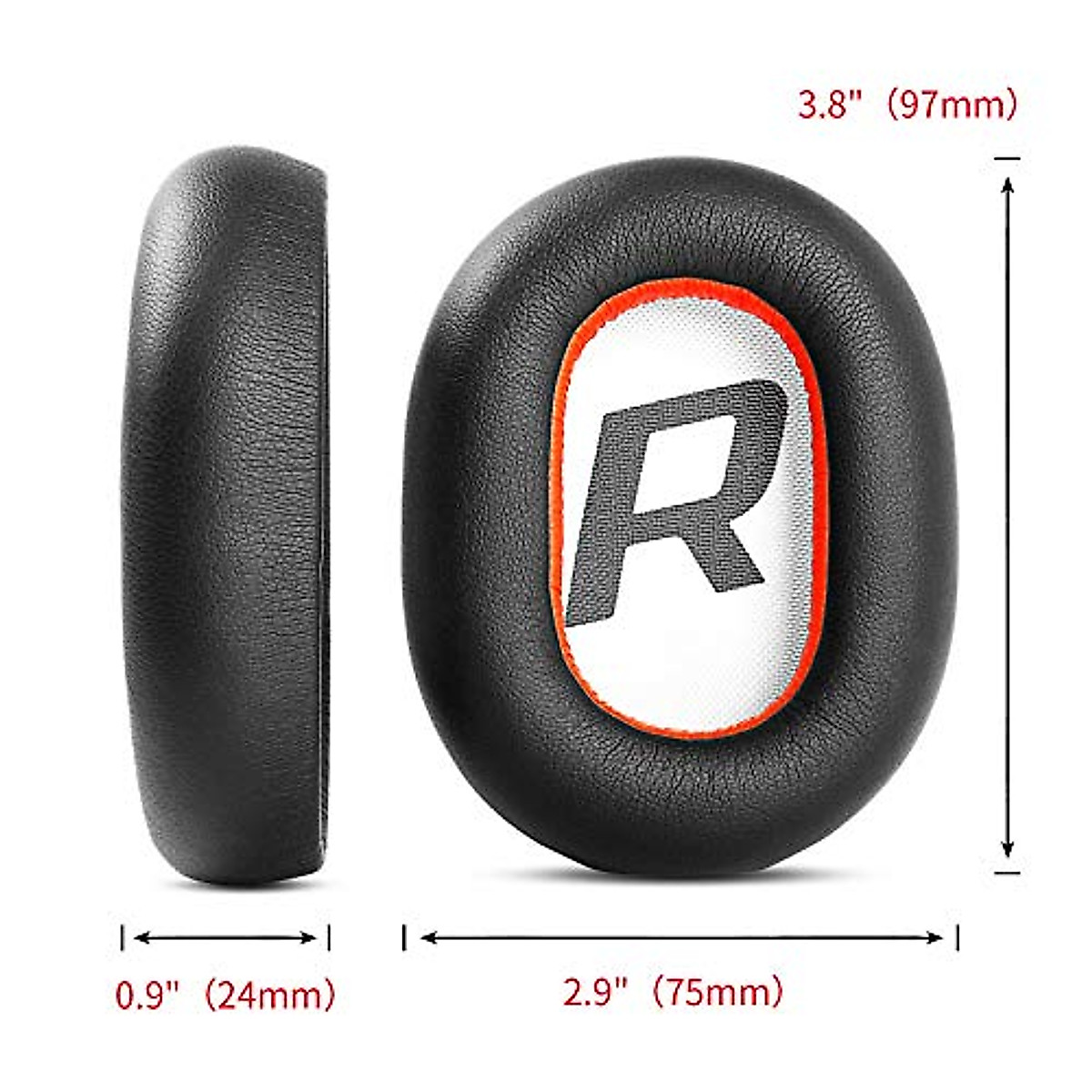 YunYiYi Voyager 8200 UC Replacement Ear Pads Ear Cushion Compatible with Plantronics Voyager 8200 UC/Backbeat Pro2 Headphones (Black)