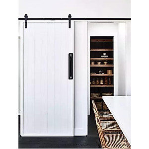 szhdxsy Pack of 2 Aluminium Alloy Sliding Barn Door Handle, Sliding Door Pull Handle,high Performance Handle, Cabinet Door Handles, Drawer knobs, Kitchen Handles,Cabinet Door knobs，Black