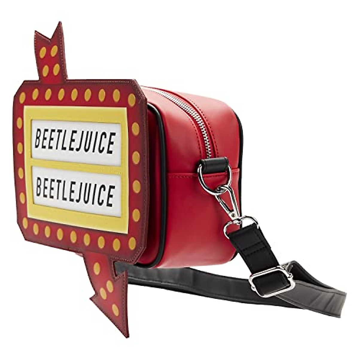 Beetlejuice Glow Graveyard Sign Crossbody Bag