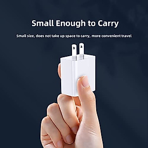 Fast Charger for iPhone, Faster Type C Power Wall Charger Plus 6FT USB C to Lightning Charging Cable, USB C Charger Block Compatible with Series and iOS Devices