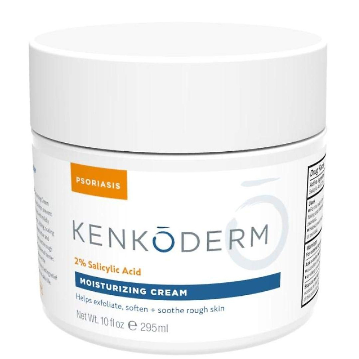 Kenkoderm Psoriasis Moisturizing Cream & Multivitamin Skin Care Bundle, Moisturizing Cream with Salicylic Acid, 10 oz & Multivitamin with Omega 3 & Vitamin D, Immune Support Supplement, 120 Capsules