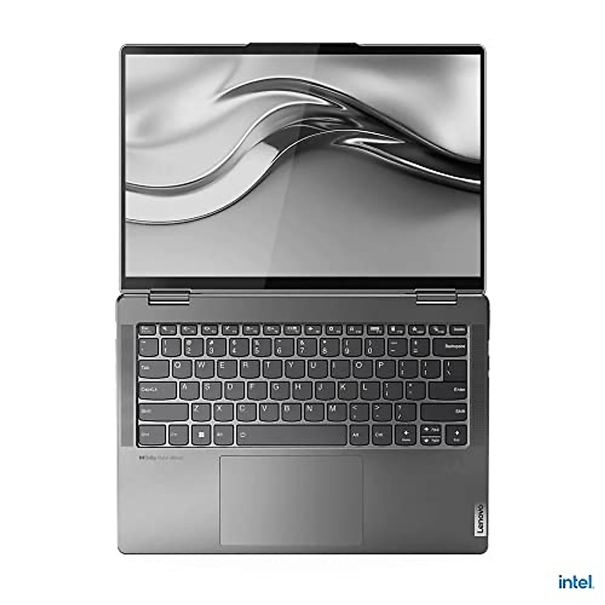 Lenovo Yoga 7i Laptop, 14 Inch 2.2K IPS Touch Screen, 16GB RAM, 512GB SSD, Intel Core i5 1235U, Intel Iris Xe Graphics, Storm Gray, Wi-Fi 6, Windows 11 Home