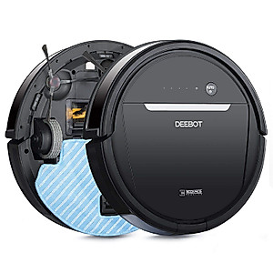 ECOVACS OZMO 601 Self-Charging Robot Mop & Vacuum w/Smart Phone App Controls, Auto-Clean Mode, 2 Specialized Cleaning Modes, Digital Mop for Pet Hair, Dirt, Dried Liquids & Hard Floors