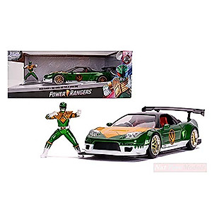 Jada Toys Scale Model Compatible with Honda NSX 2002 W/Power Ranger Figure 1:24 JADA31909