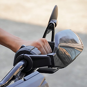 SAUTVS Black Handguards Protector Wind Deflector for Can Am Ryker, Plastic Hand Guards Air Deflector Kit for Can-Am Ryker 600 900 Sport Rally Edition All Models Accessories (2PCS, Replace #219400894)