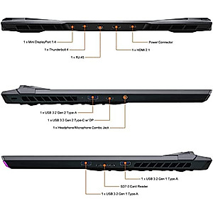 MSI GE76 Raider 17.3" 144Hz IPS FHD Gaming Laptop, 12th Gen Intel Core i7-12700H, GeForce RTX 3060, 16GB DDR5 RAM, 1TB NVMe SSD, Per Key RGB, RJ-45, WiFi 6, Windows 11, Black