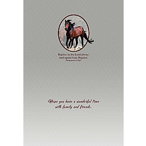 CPG Card-Boxed-Shared Blessings-Birthday Wild Horses (Box of 12)