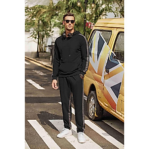 COOFANDY Men Jogging Suits 2 Piece Warm Up Tracksuit Lightweight Sweatsuits for Men