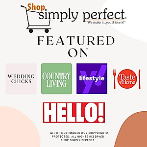 Shop Simply Perfect Acrylic Cake Topper, Custom Wedding Cake Topper, Personalized Acrylic Hexagon Cake Toppers for Anniversary, Engagement, Birthday, Shower Celebration- Made in USA (Design 2)