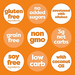 Kiss My Keto Granola Cereal – Peanut Butter Chocolate Keto Granola Low Carb Cereal (2g-Net) Low Sugar Granola (1g) – Grain Free Granola Keto Cereal, Gluten Free Granola – Keto Nut Granola for Yogurt 2pk