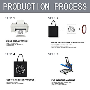 OKBA 10 pcs Sublimation Tote Bags,polyester tote bags for sublimation, DIY customization blank canvas tote bags 12.2 * 14.2 in (black)