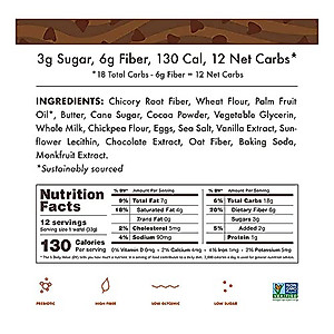 Rip Van Wafels Chocolate Brownie Stroopwafels - Healthy Snacks - Non GMO Snack - Keto Friendly - Office Snacks - Low Sugar (3g) - Low Calorie Snack - 1.16 Ounce (Pack of 12)